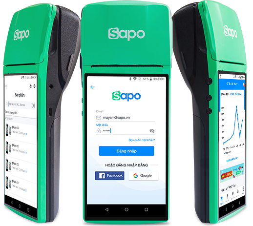 Máy bán hàng cầm tay Sapo SM (Kết nối mọi phần mềm) - 4.900.000đ | Nhật tảo