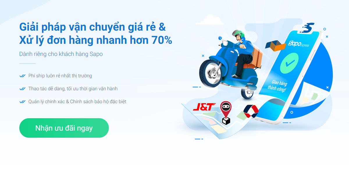 Giải pháp tối ưu vận hành & chi phí vận chuyển -Sapo Express