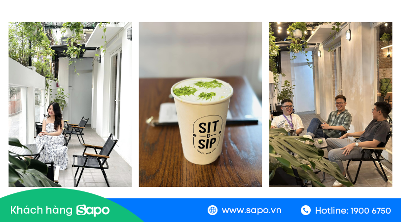 Sit & Sip Coffee - Không gian cà phê làm việc đốn tim giới trẻ